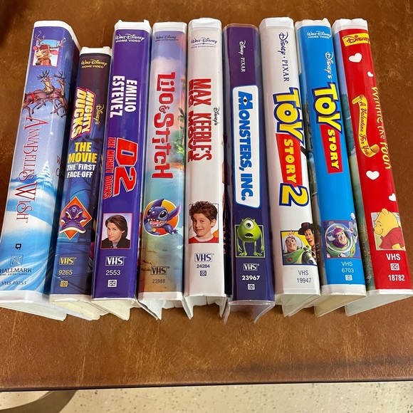 Disney | Toys | Lot Of 9 Disney Vhs Movies | Poshmark